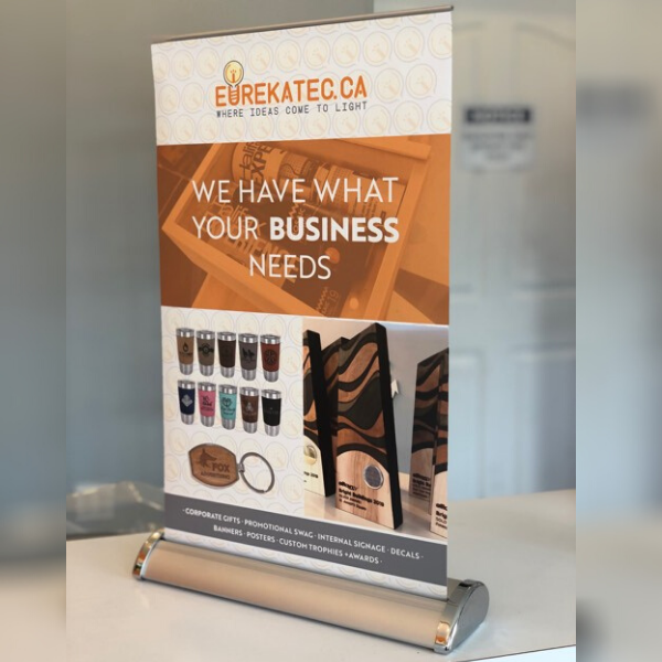Custom Printed Desktop Banner | EurekaTec